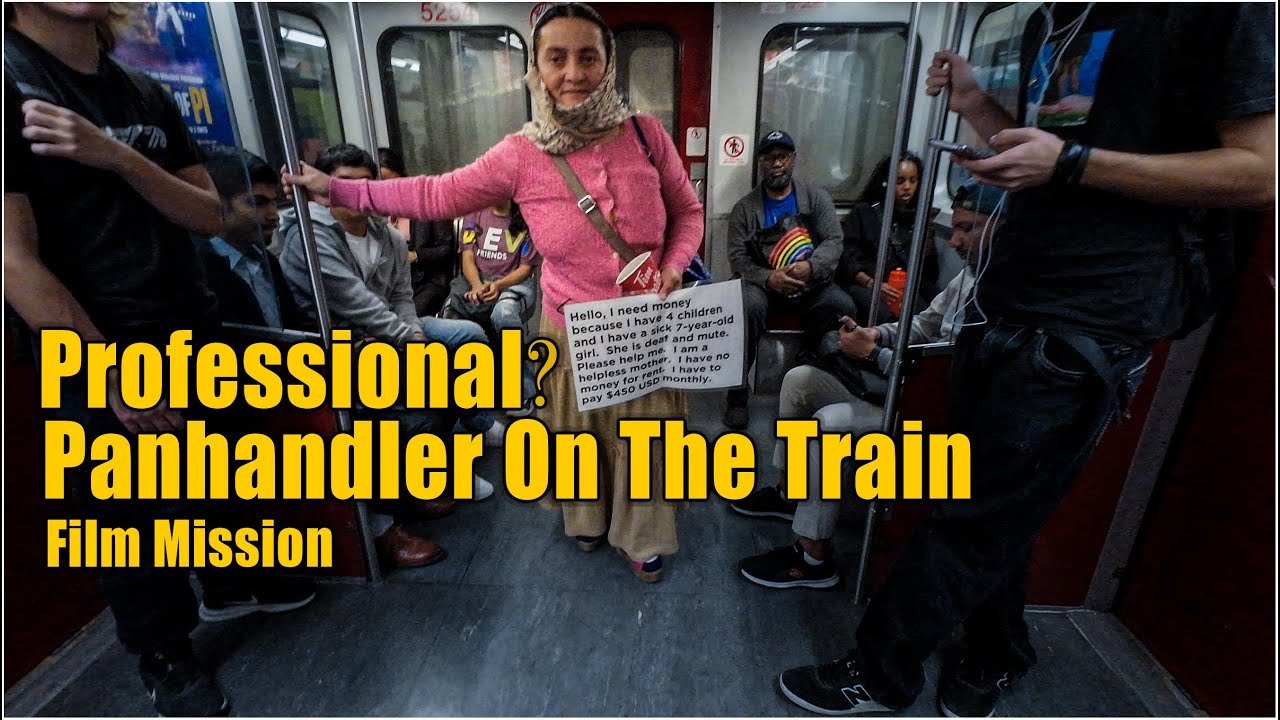 Professional PanHandler on The Subway? - Toronto - YouTube