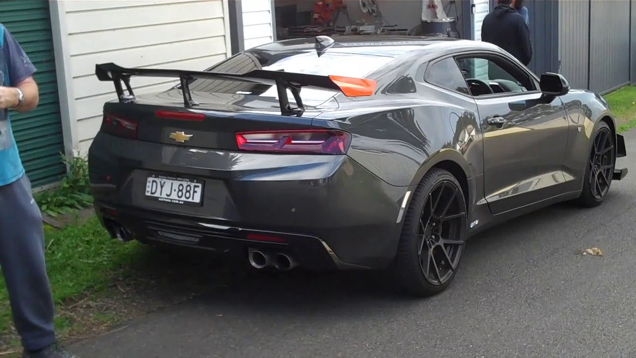 2018 Chevrolet Camaro SS With A ZL1 1LE Front & ZL1 1LE Rear Wing - YouTube