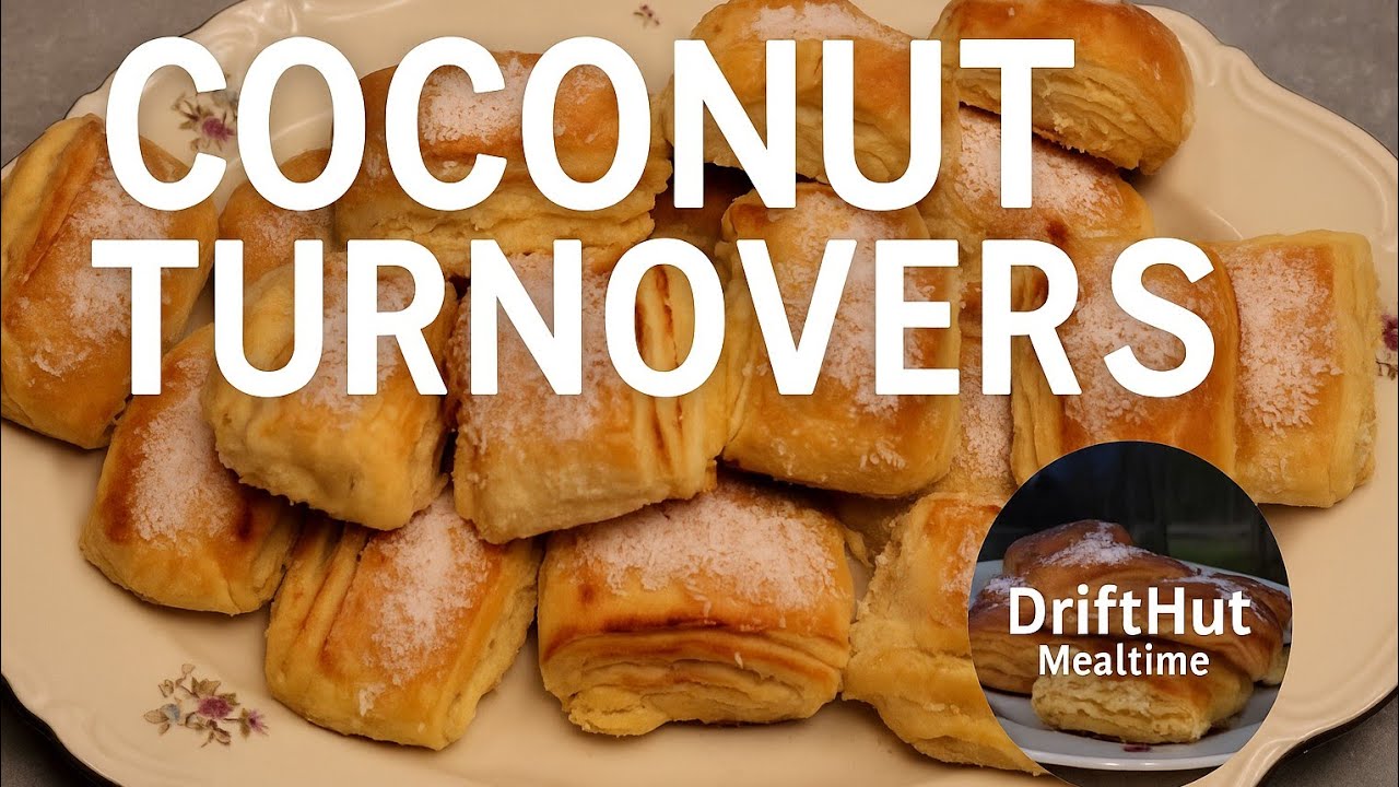 DriftHut Mealtime – Coconut Turnovers Recipe - YouTube