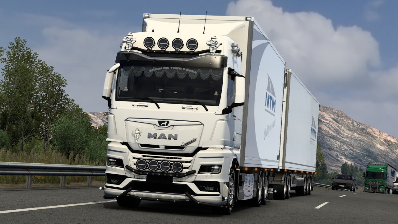 ETS2 1.47 | MAN TGX TG3 with Kast Rigid, Gloover Lightfix and Commander ...