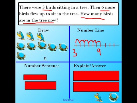 4-8 - 1st Grade Math - Word Problem Solving-Ngo-English - YouTube