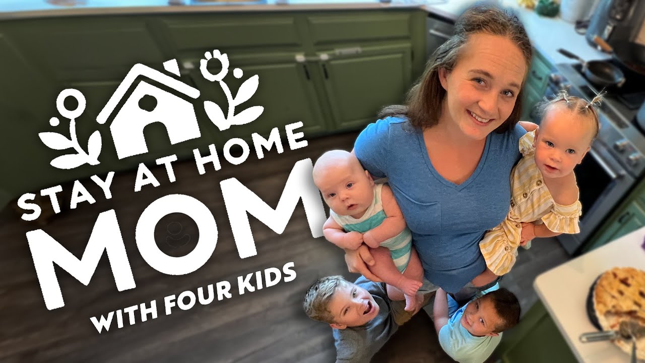 A Day In The Life of a Stay At Home Mom With 4 Kids! - YouTube