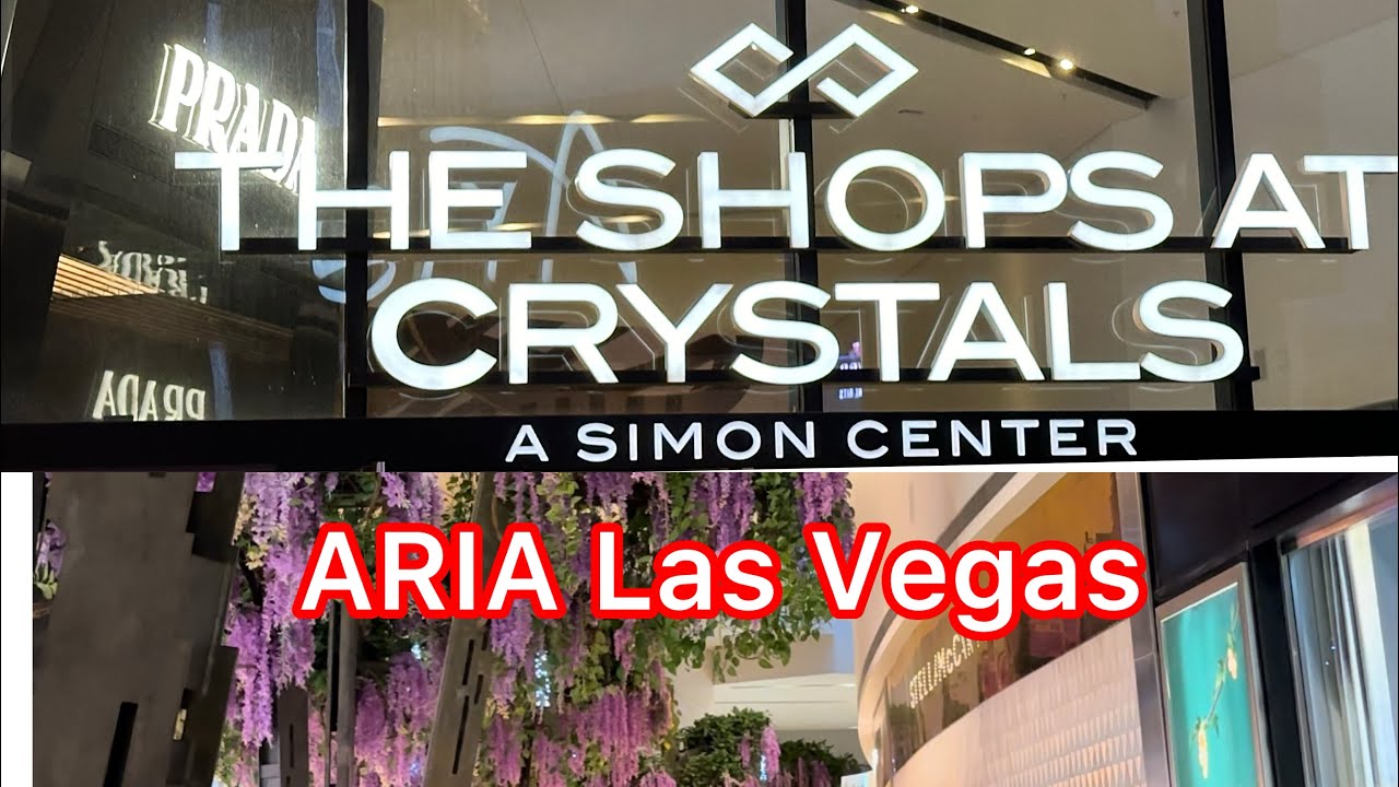 WALK THE SHOPS AT CRYSTALS IN ARIA LAS VEGAS - YouTube