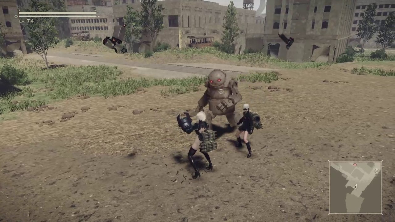 NieR:Automata Practicing the parry mechanic - YouTube