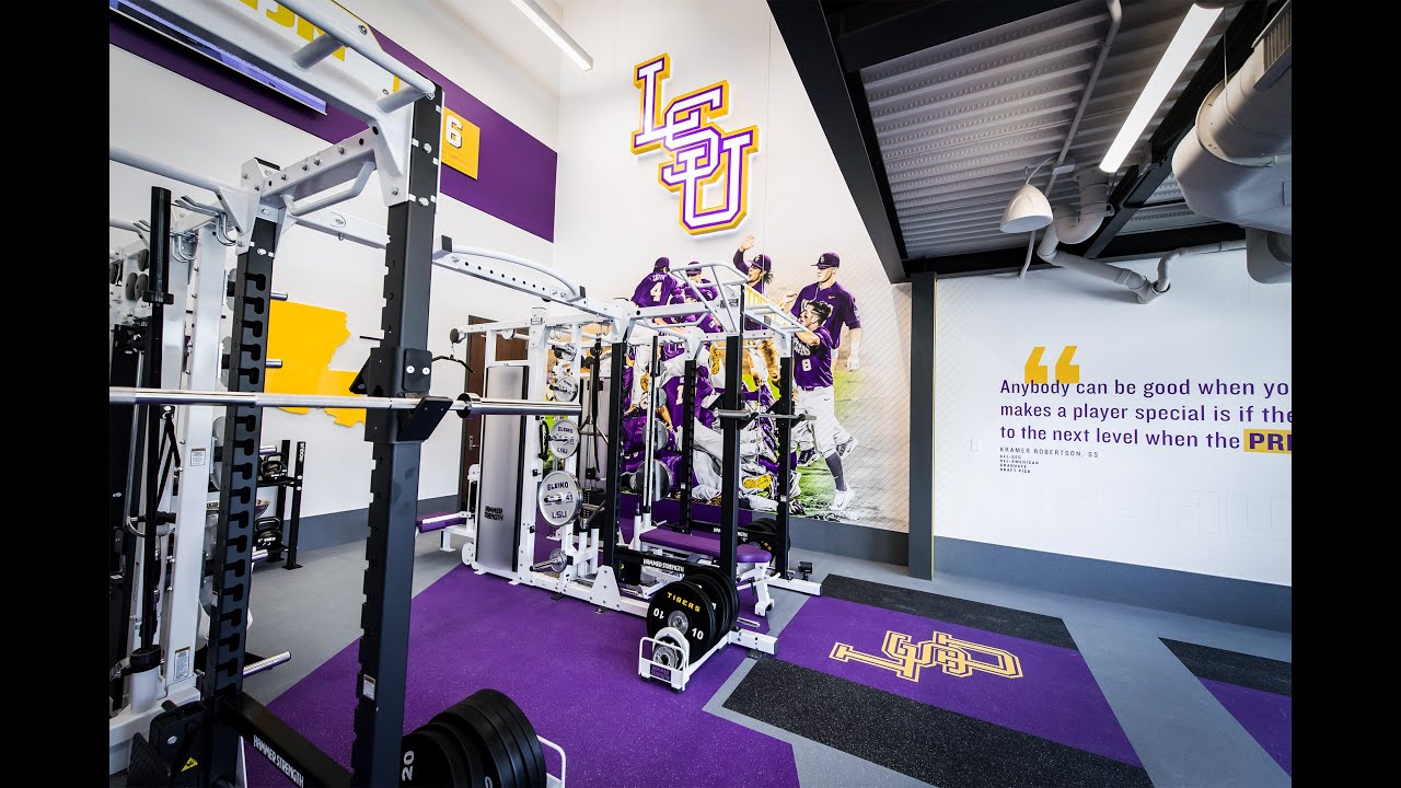 LSU Marucci Baseball Performance Center Facility Tour - YouTube