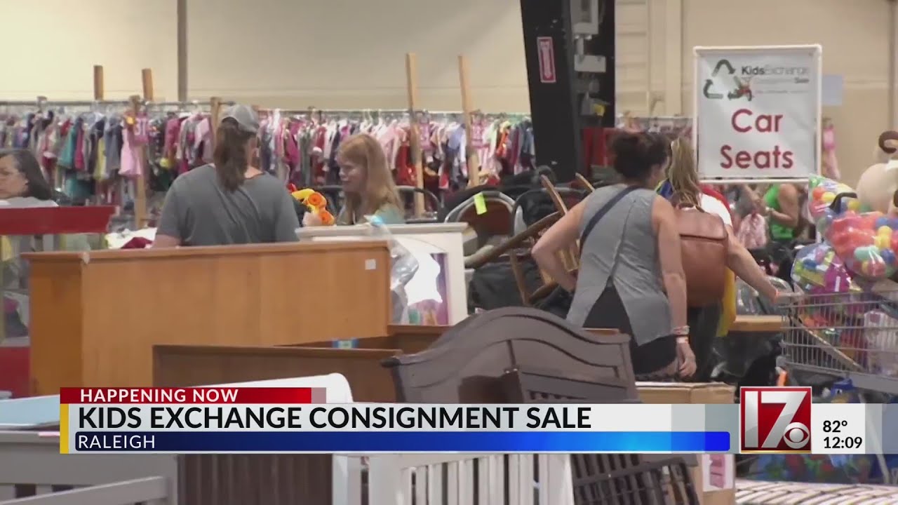 Kids exchange consignment sale in Raleigh - YouTube
