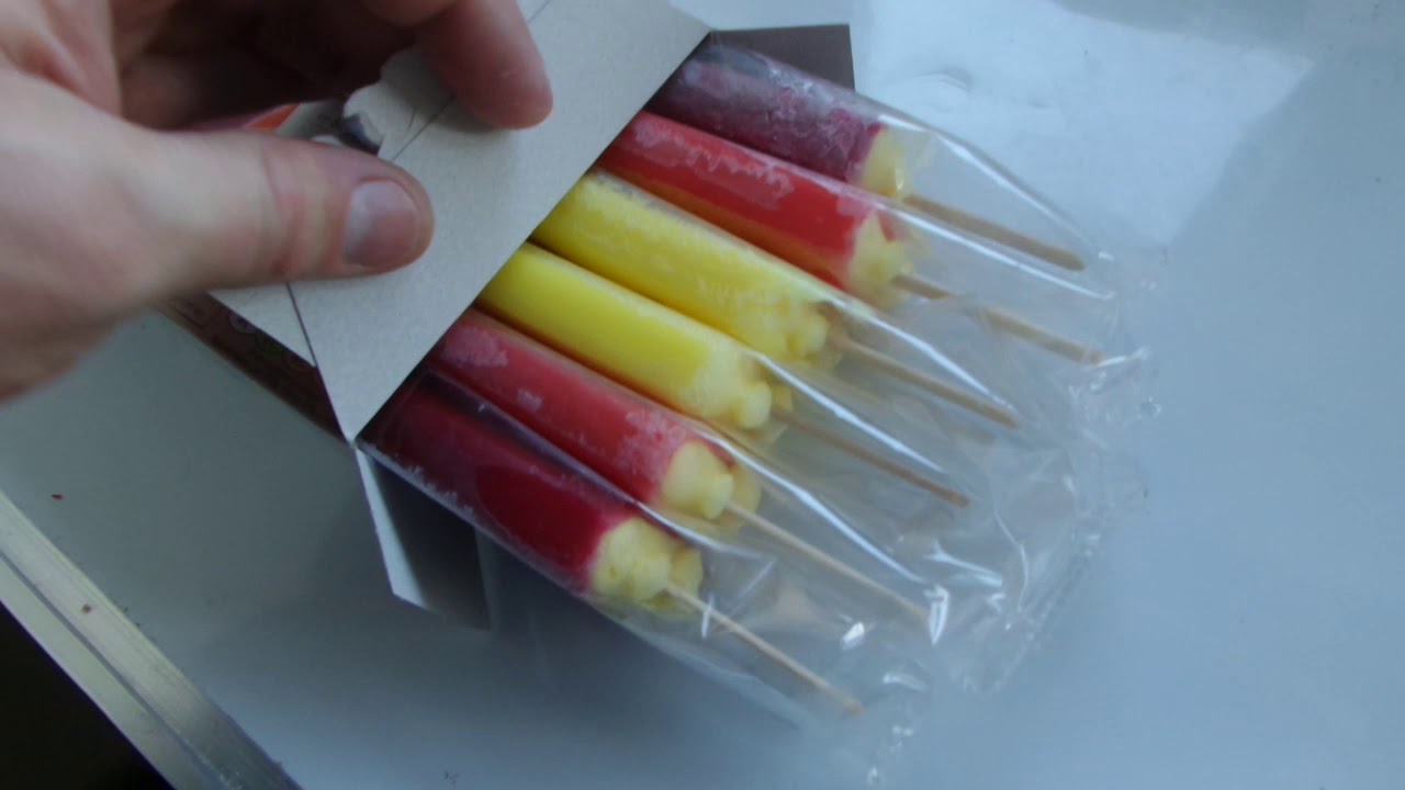 i Tesco Real Fruit Splits Фруктовое мороженое Замороженный сок Англия ...