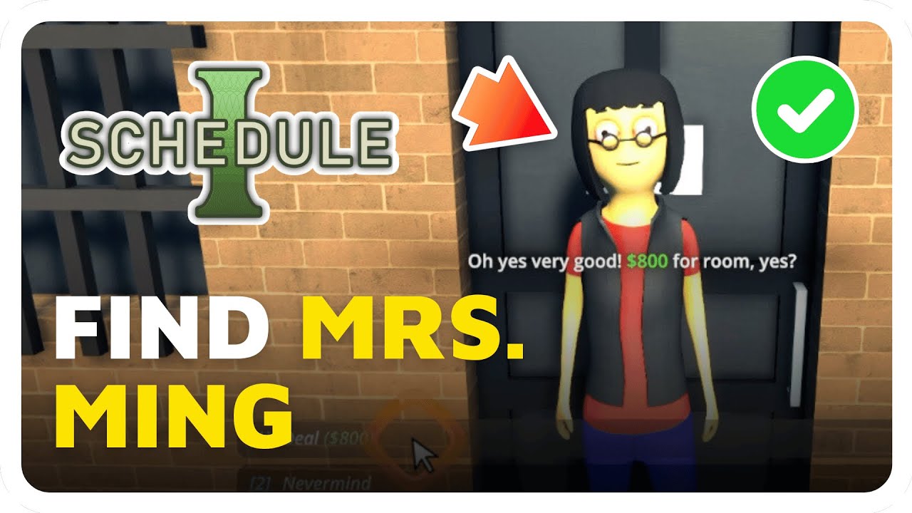 How To Find Mrs Ming - Chinese Restaurant Location in Schedule 1 (Quick ...