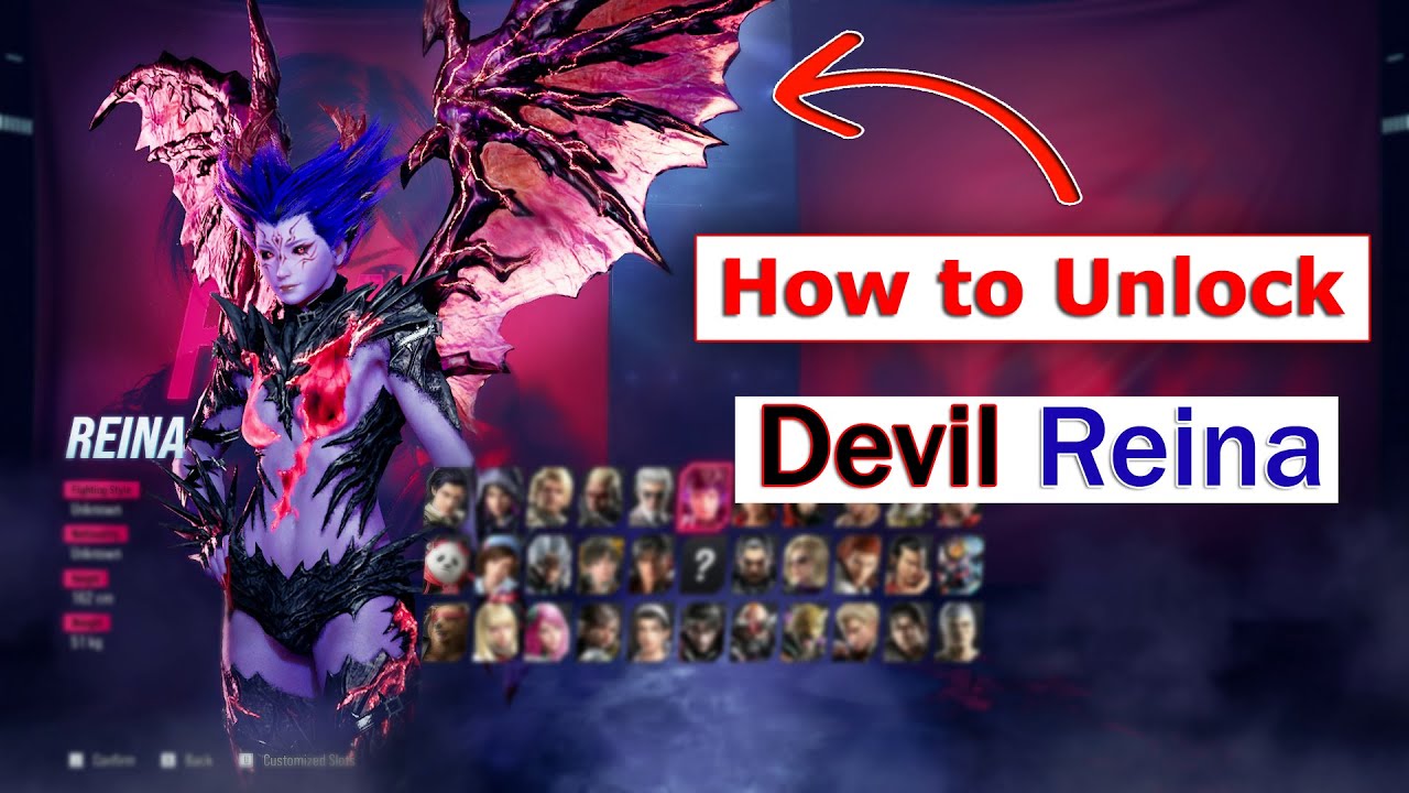 Devil Reina Unlock Costume in Tekken 8 | MOD Showcase - YouTube