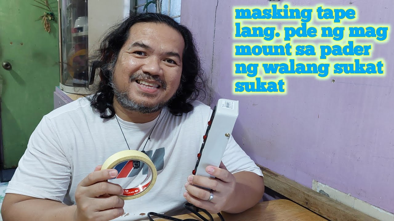 Paano Mag Mount sa Pader ng Extension cord Gamit ang Masking Tape ...