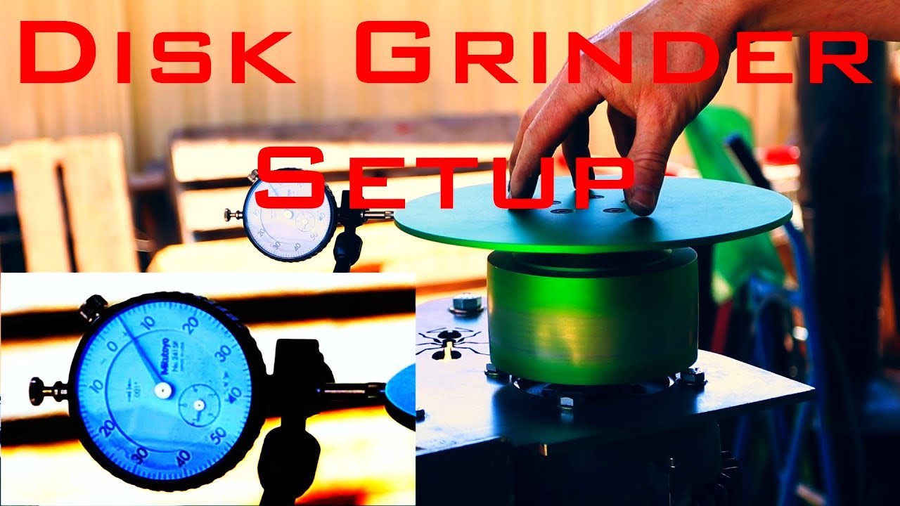 Disk Grinder Setup Part 1 - YouTube