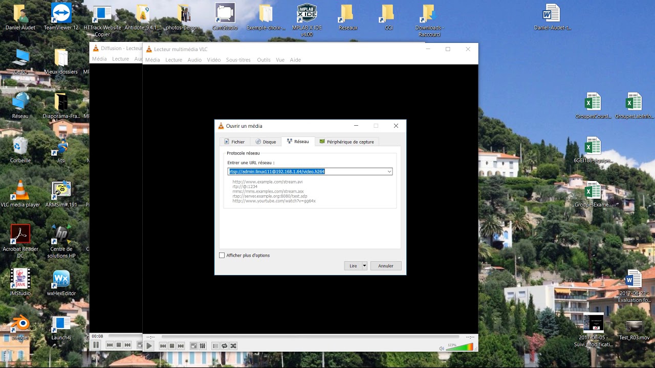 Visualisation d'une camera IP avec VLC - YouTube