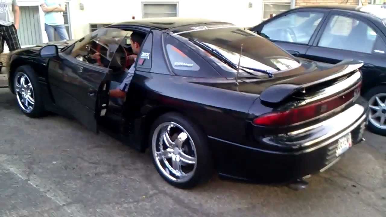 3000GT VR-4 AEM EMS 2-step / anti lag - YouTube