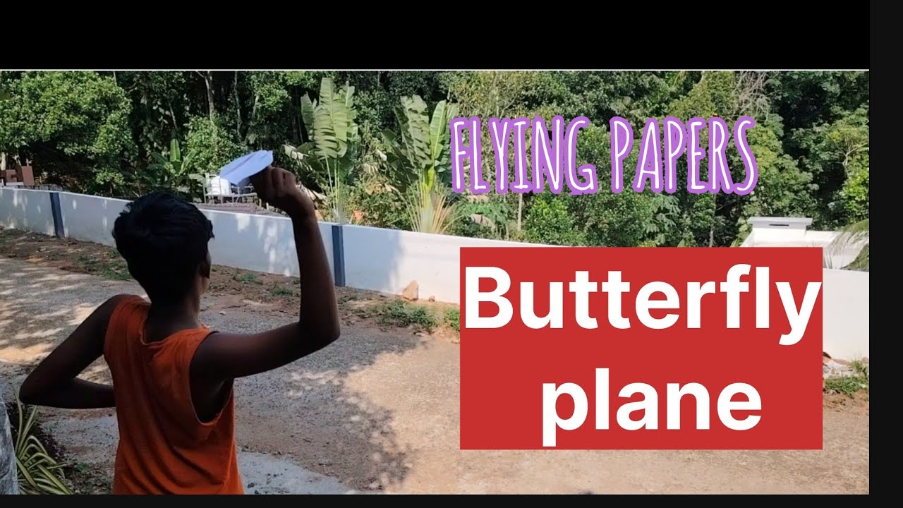 How to make a paper plane that flies like a butterfly #origami #bat ...