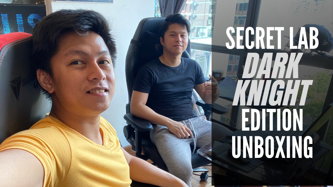 Secret Lab Dark Knight Edition Unboxing - YouTube