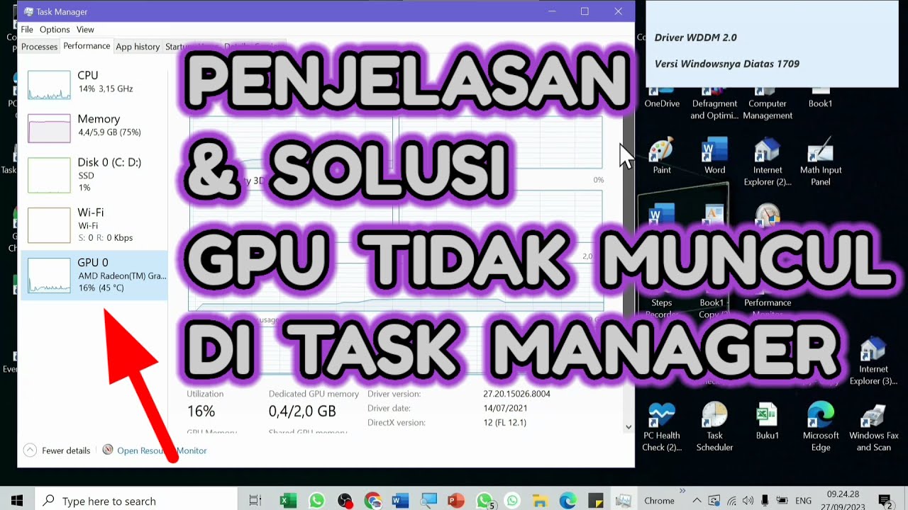 Penjelasan Beserta Solusi GPU Yang Tidak Muncul di Task Manager Win 10 ...