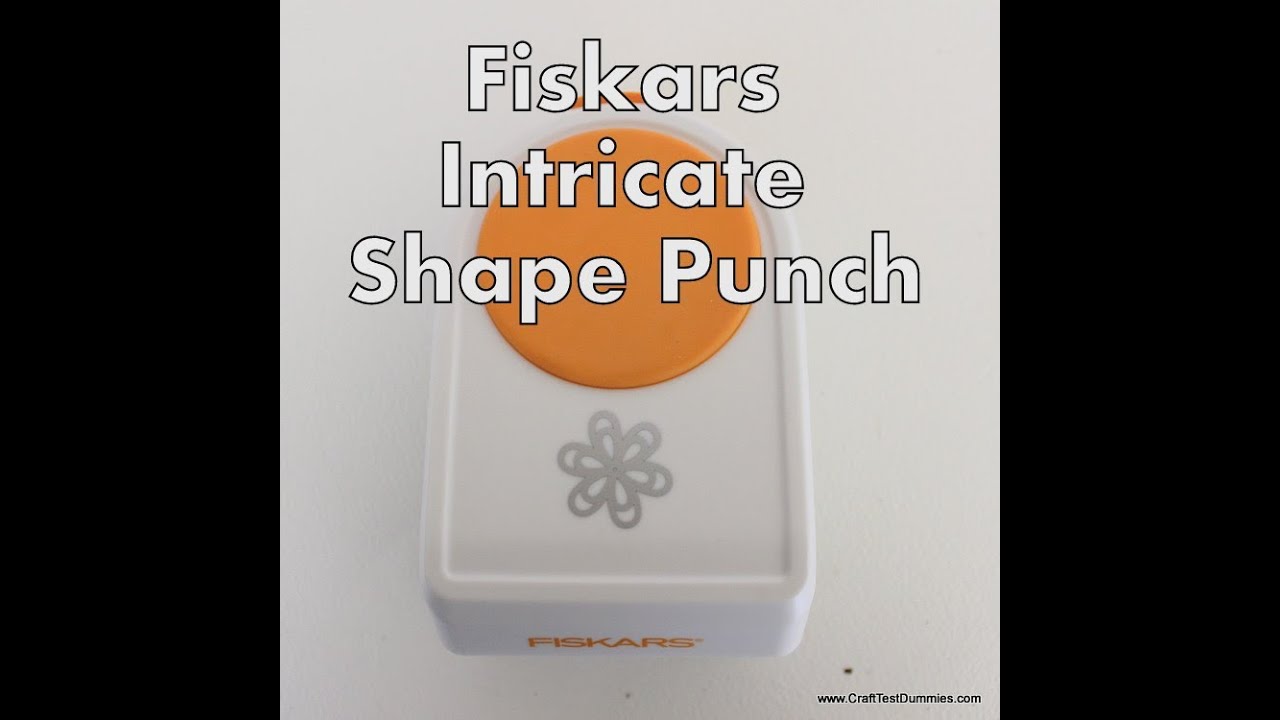 Demo/Review: Fiskars Intricate Shape Punch - YouTube