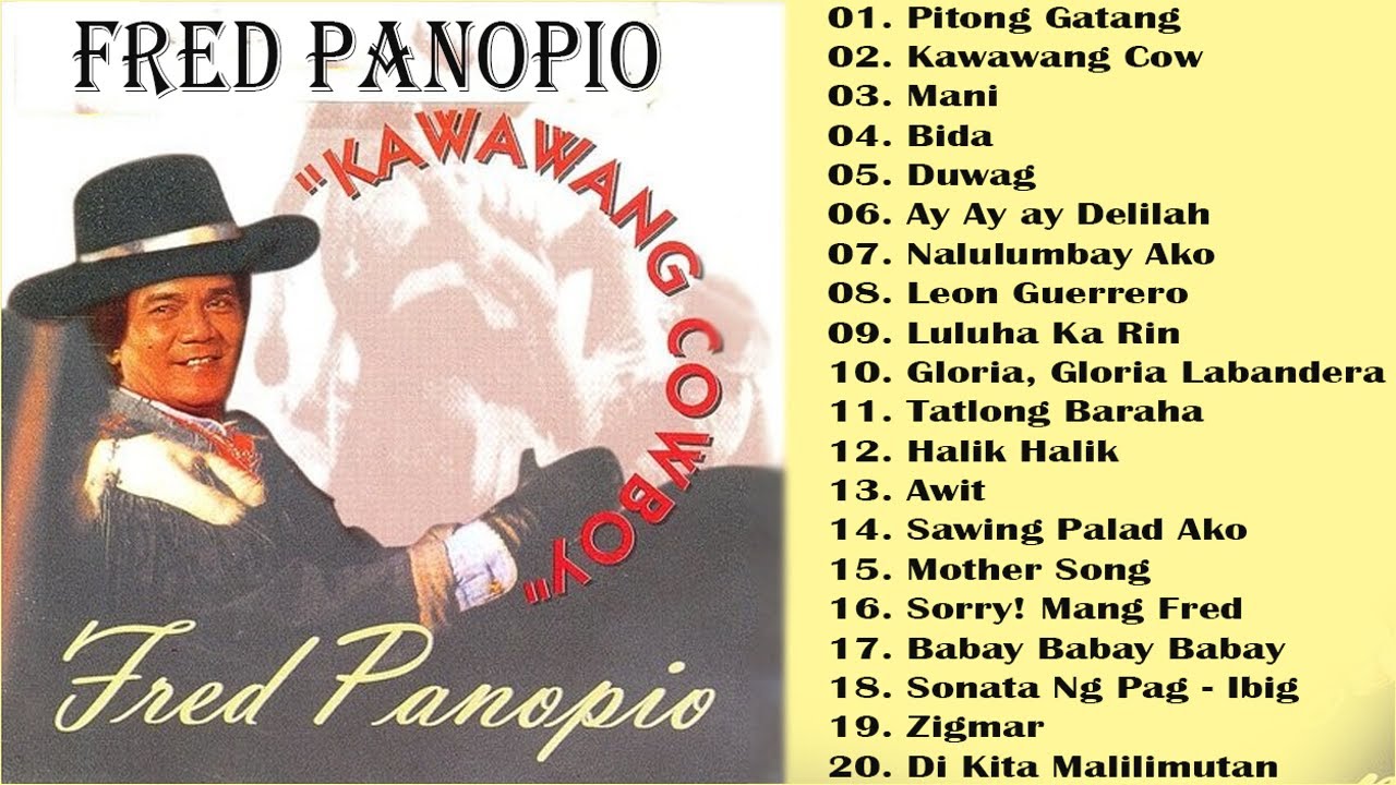 Best Of Fred Panopio 😘 Fred Panopio Classic Songs Filipino Music ...