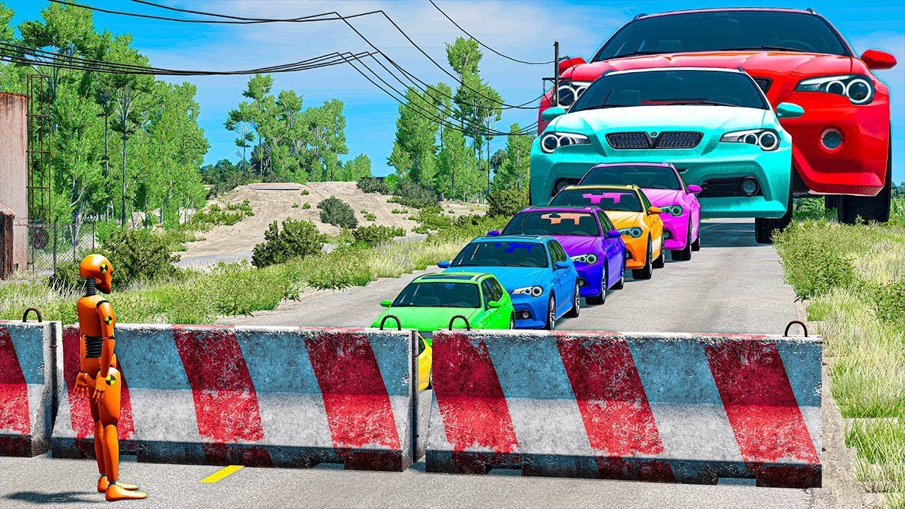 Super Giant & Small Cars vs Heavy Concrete Block – Cars vs Heavy ...