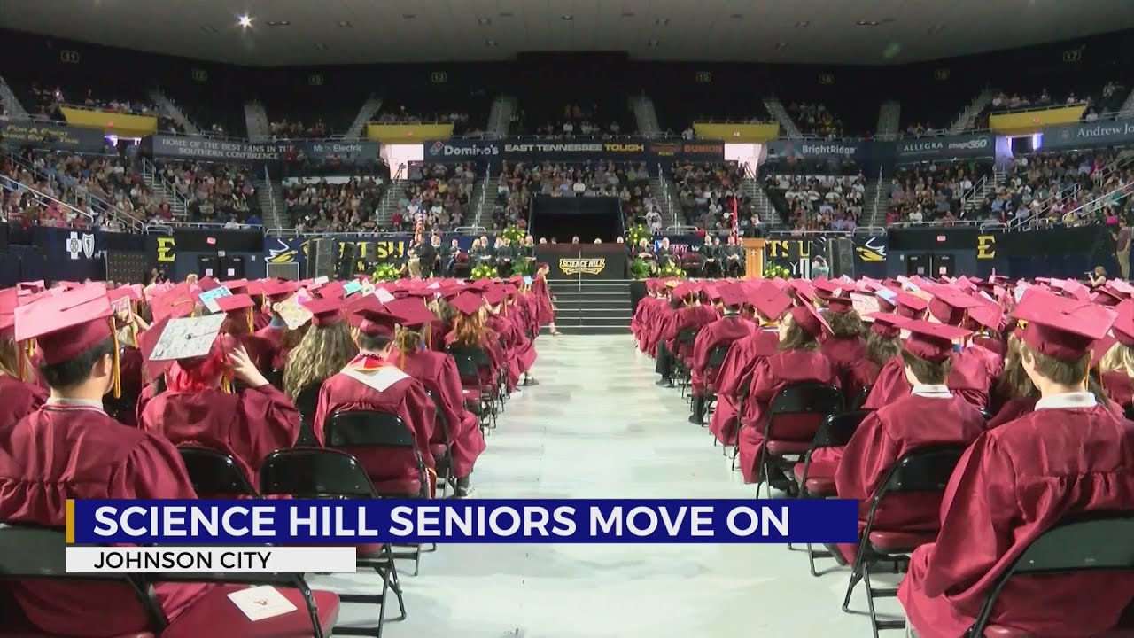 Over 500 Science Hill seniors turn tassels at graduation ceremony - YouTube