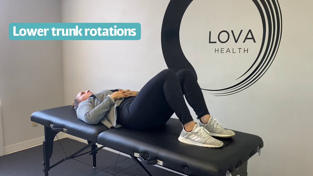 Lower Trunk Rotations - YouTube