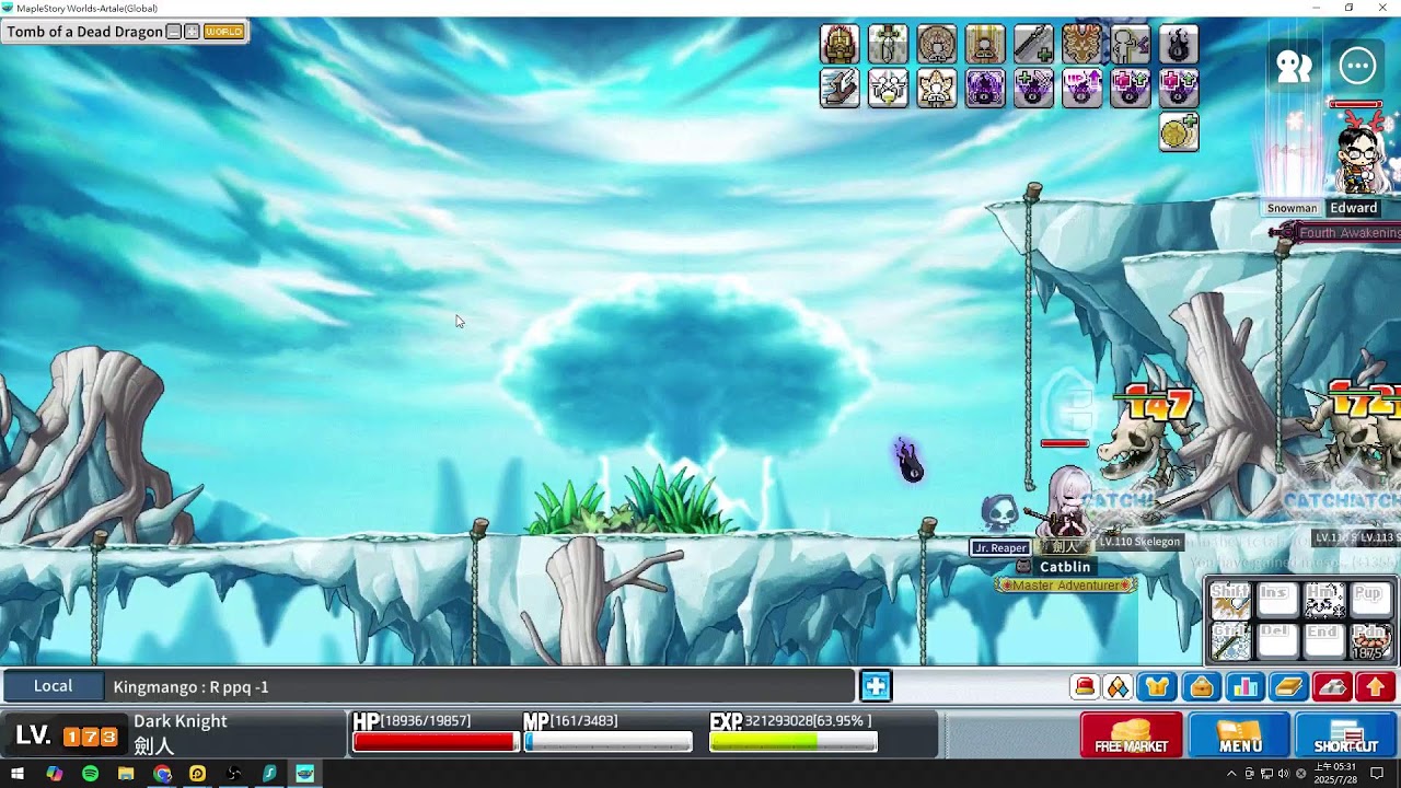 Mapleworld artale N.A 厭倦練功症候群 龍王坐牢 - YouTube