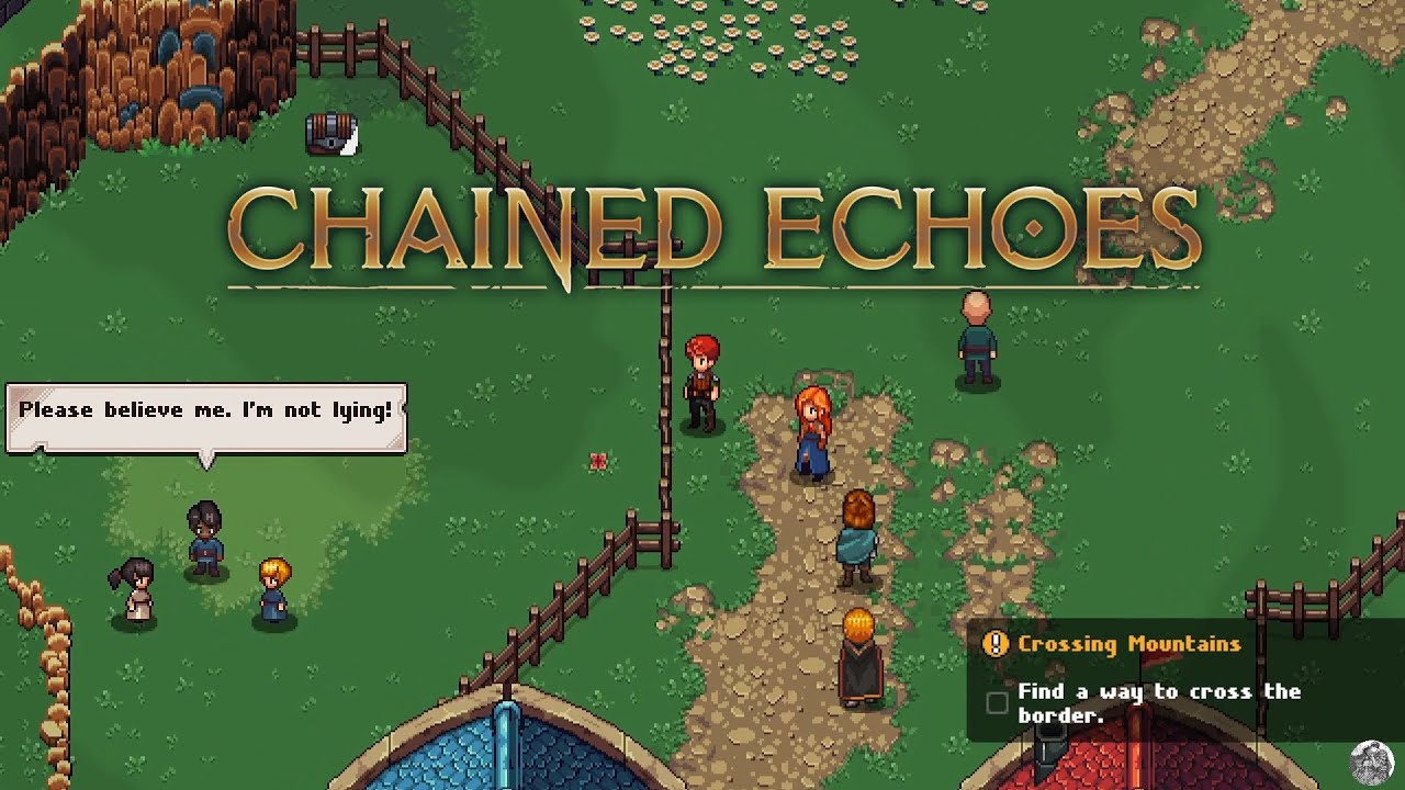 Chained Echoes - 8 - Rohlan Fields & Basil village - Gameplay - YouTube