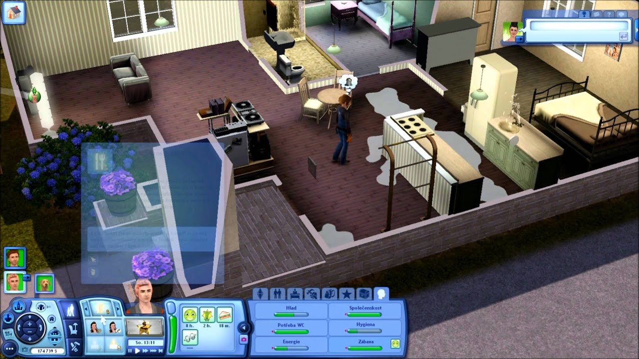 GamePlay - The Sims 3 ShowTime (část 16.) - "Rozlučka se svobodou a ...