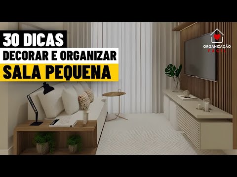 30 DICAS COMO DECORAR SALA PEQUENA GASTANDO POUCO/ ORGANIZAR SALA