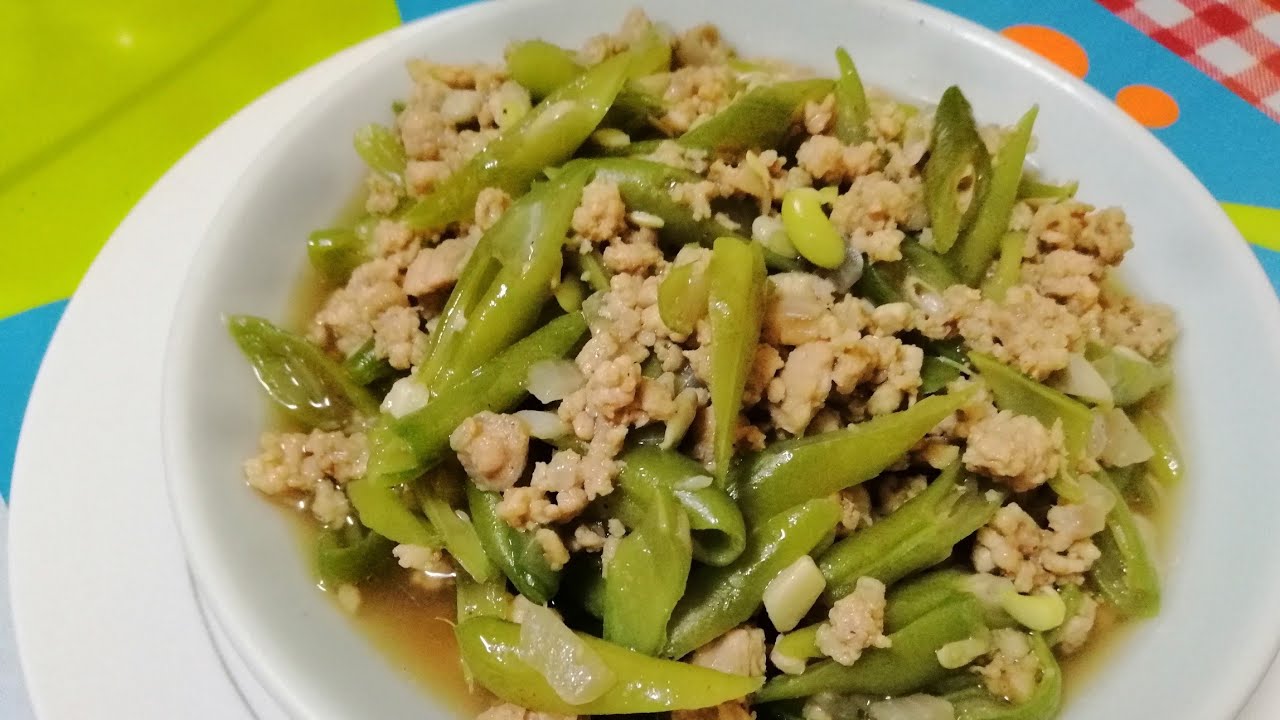 How to Cook Baguio beans w/ Ground pork - YouTube
