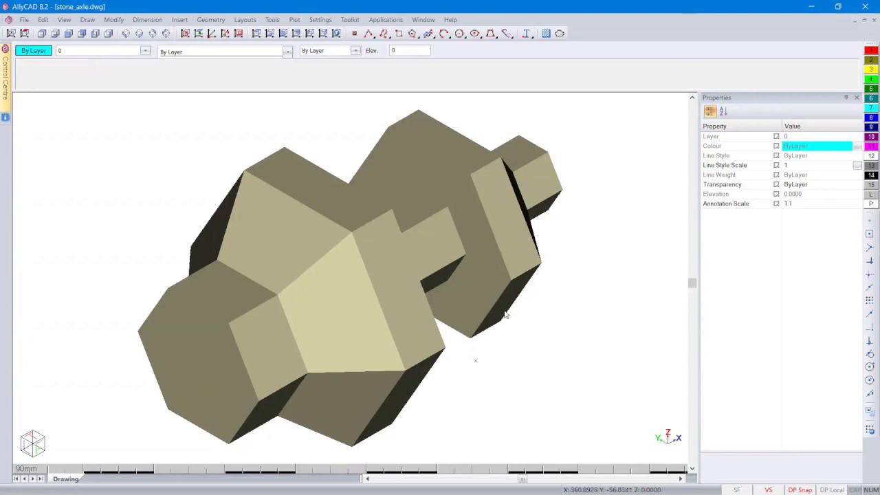 AllyCAD Software: SubDivision Mesh - YouTube