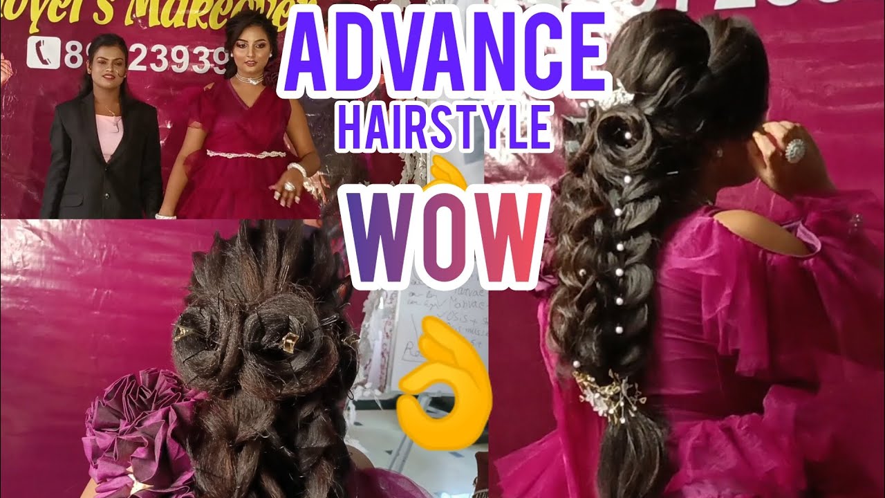 advance hairstyle //demonstration class //hairstyle just wow 👌👌👌//🌹🌹🌹🌹 ...