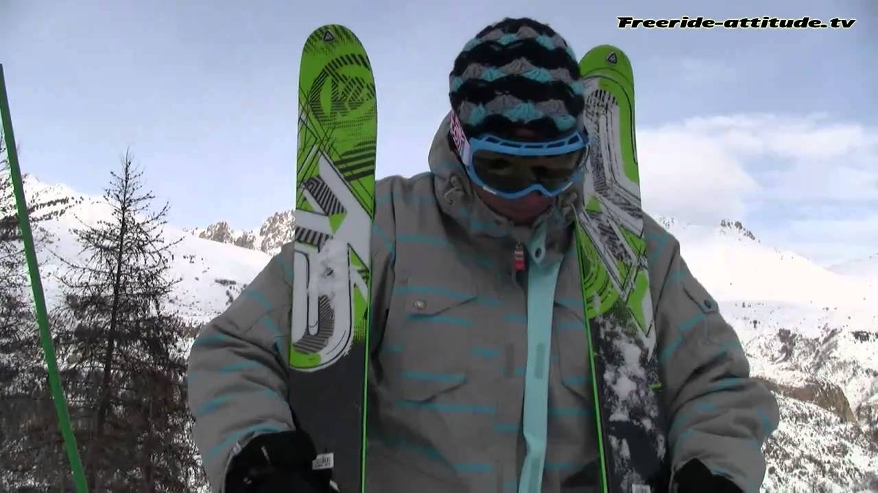 Test K2 SideStash 2011 par freeride-attitude.com - YouTube