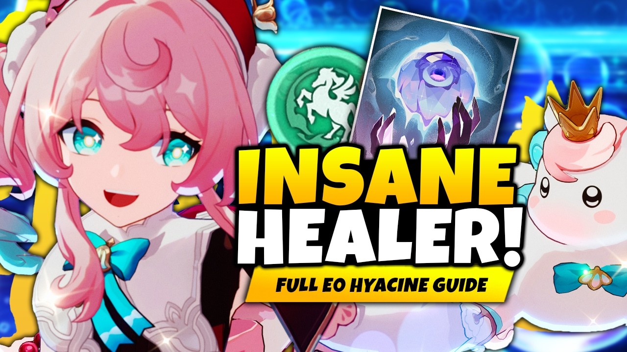 STRONGEST HEALER! BEST E0 HYACINE Guide & Build [Best Relics, Light ...