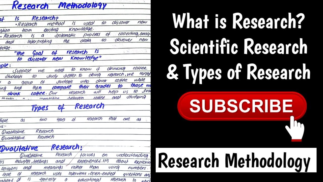 What is Research? In Research Methodology | What is Scientific Research ...