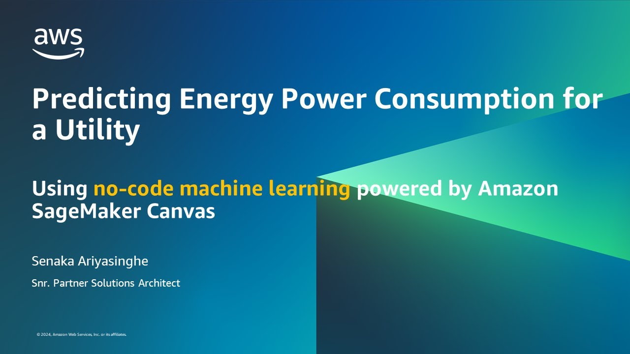 Predicting Energy Power Consumption for a Utility Using Amazon ...