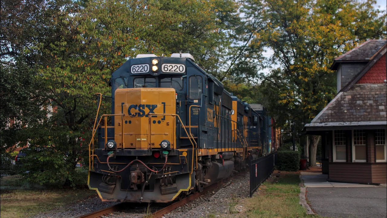 Conrail CA51 NB Haddon Heights CSX 6220. 10/1/24 - YouTube