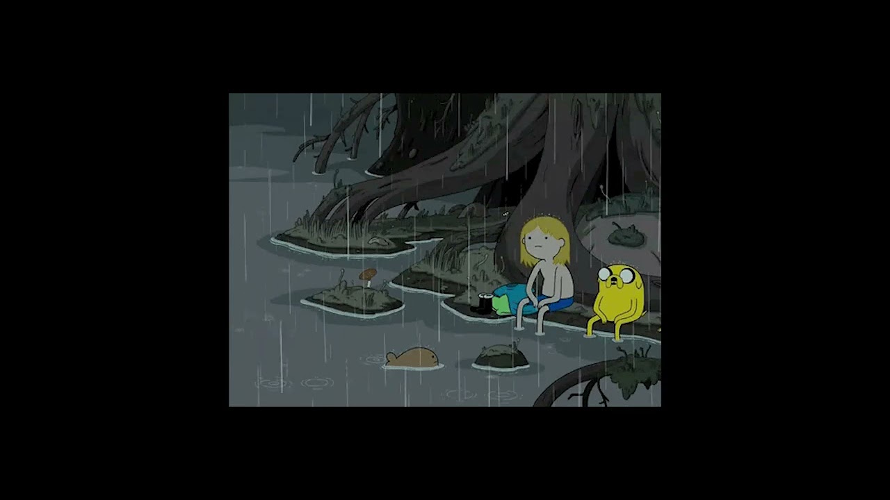 RAINY ADVENTURE TIME Relaxing Rain Sounds + Anime Aesthetics relax ...