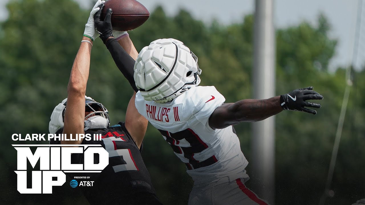 Clark Phillips III is mic'd up at AT&T Training Camp | Atlanta Falcons ...