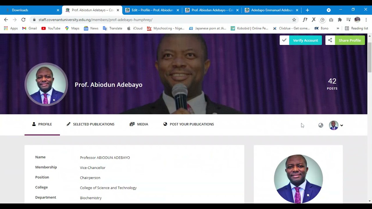 Part 2 - How to use the Staff Profile Platform - YouTube