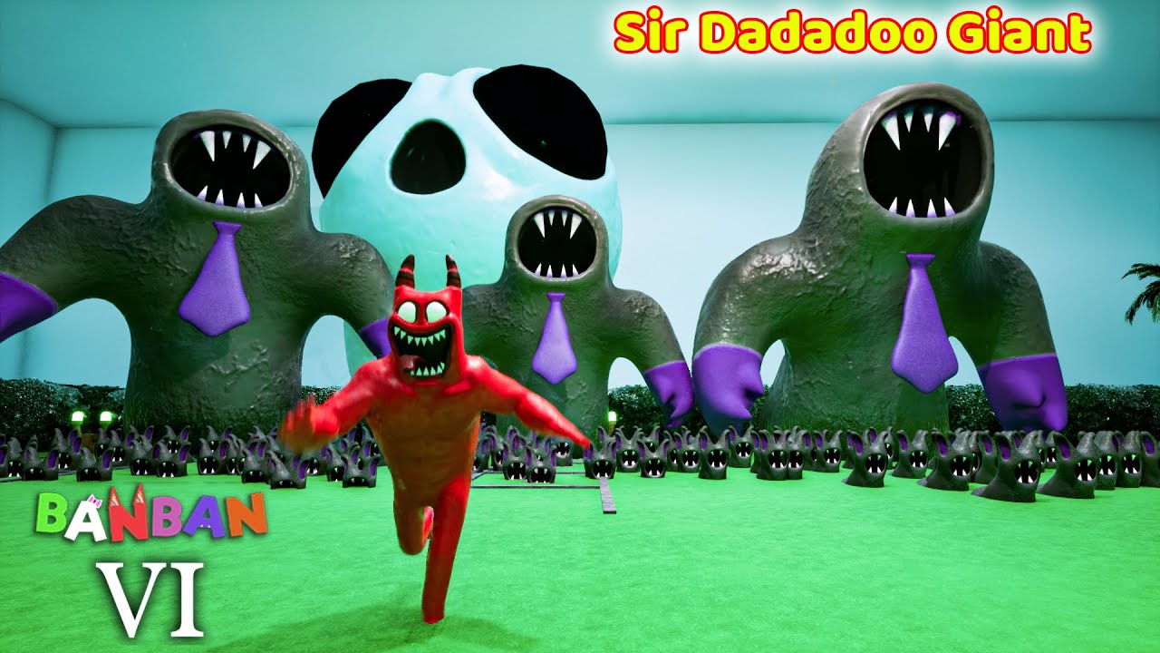Garten Of Banban 6 - The Scary Secret About Sir Dadadoo All Jumscares ...