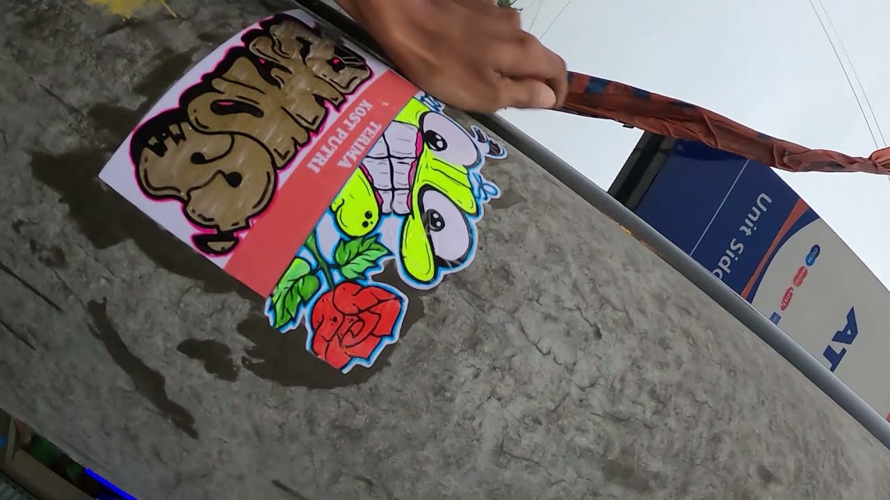 #11 SLAPPING STICKER. graffiti tag stickers. around the way Sidoharjo ...