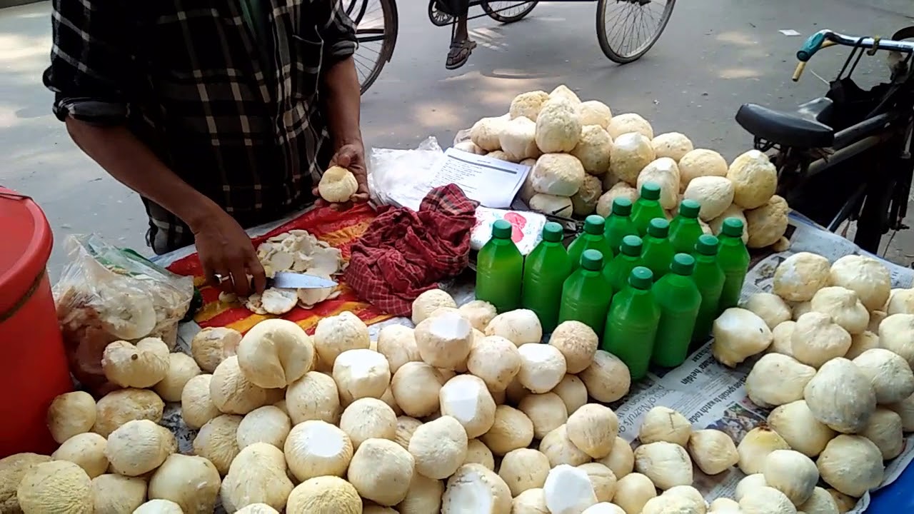 Yummy# Fruits Coconut Fupa Spongy Sweet Bengali Amazing Fruits Narkel ...