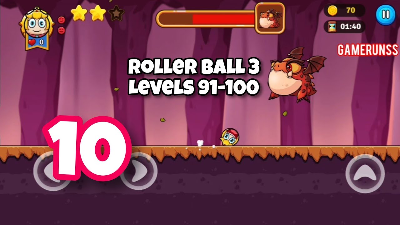 Roller Ball 3: Jungle World - Gameplay Walkthrough Android Part 10 - Levels 91-100 - YouTube