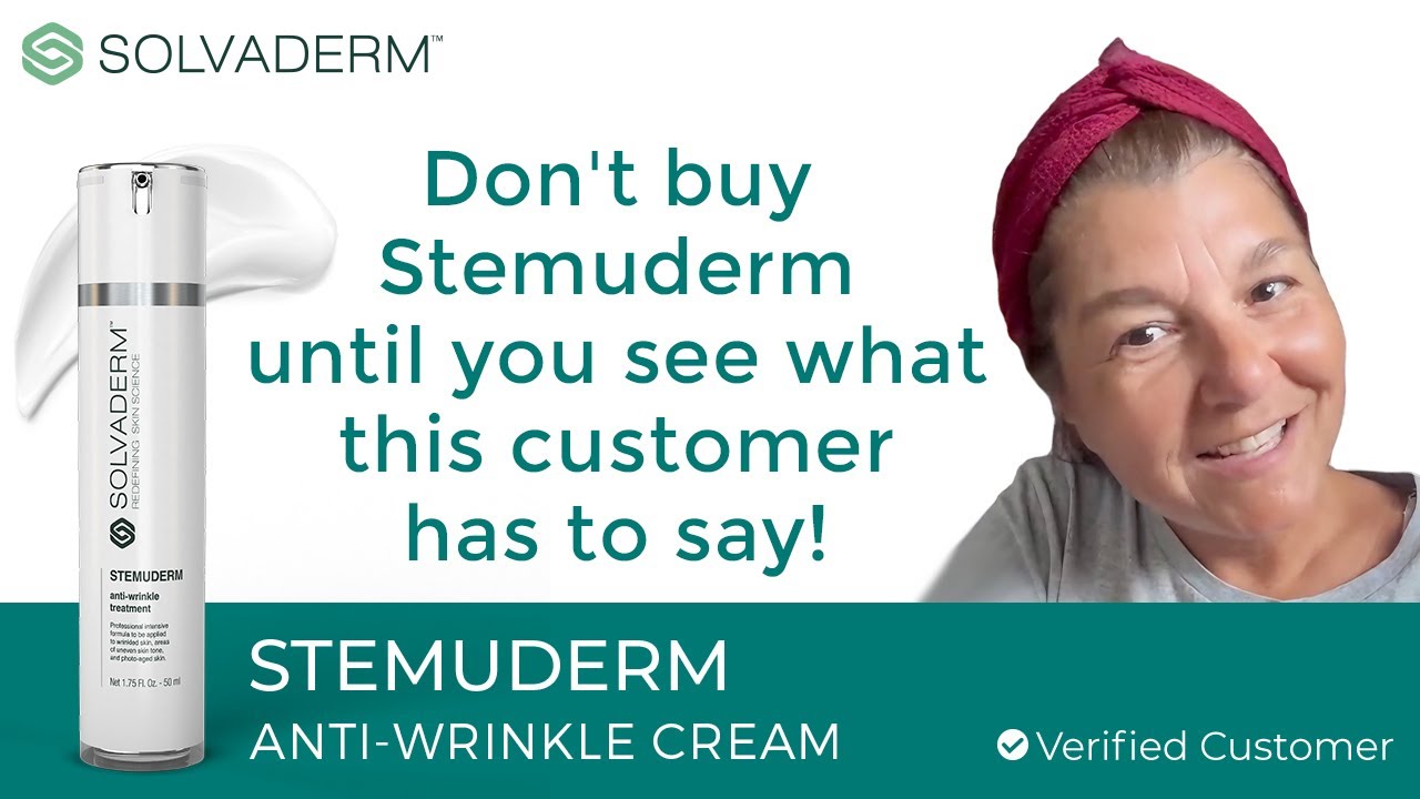 Stemuderm Review: My Anti-Aging Secret for Youthful Skin at 58 - YouTube