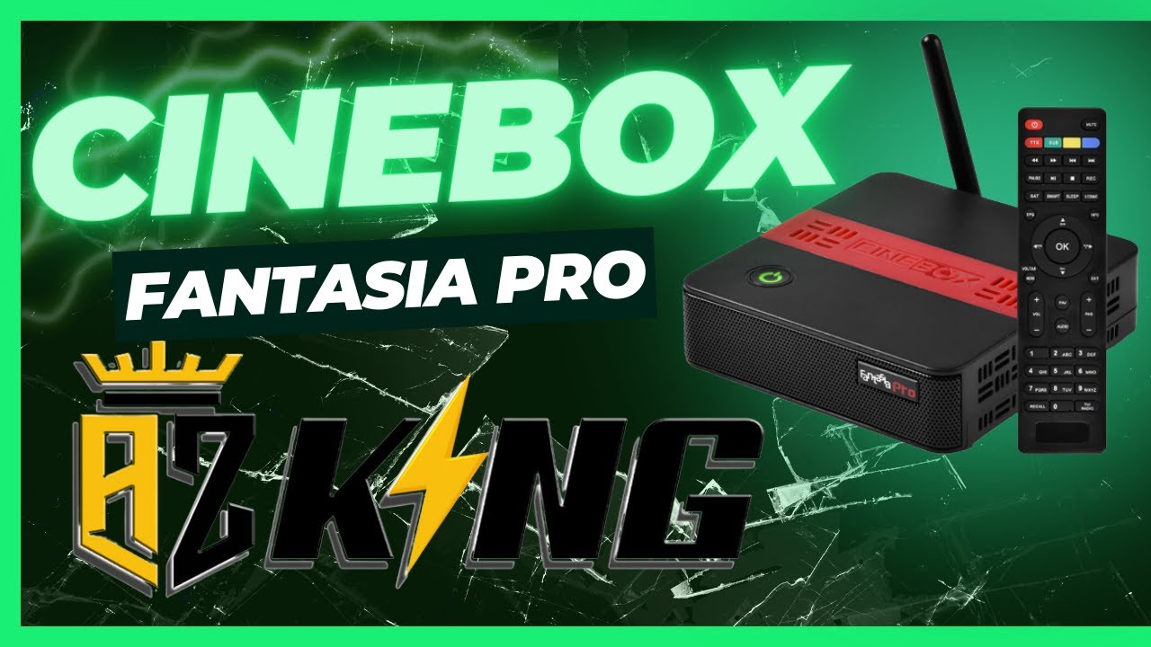 CINE BOX FANTASIA PRO UMBOXING + CONFIGURAÇÕES COMPLETO - YouTube