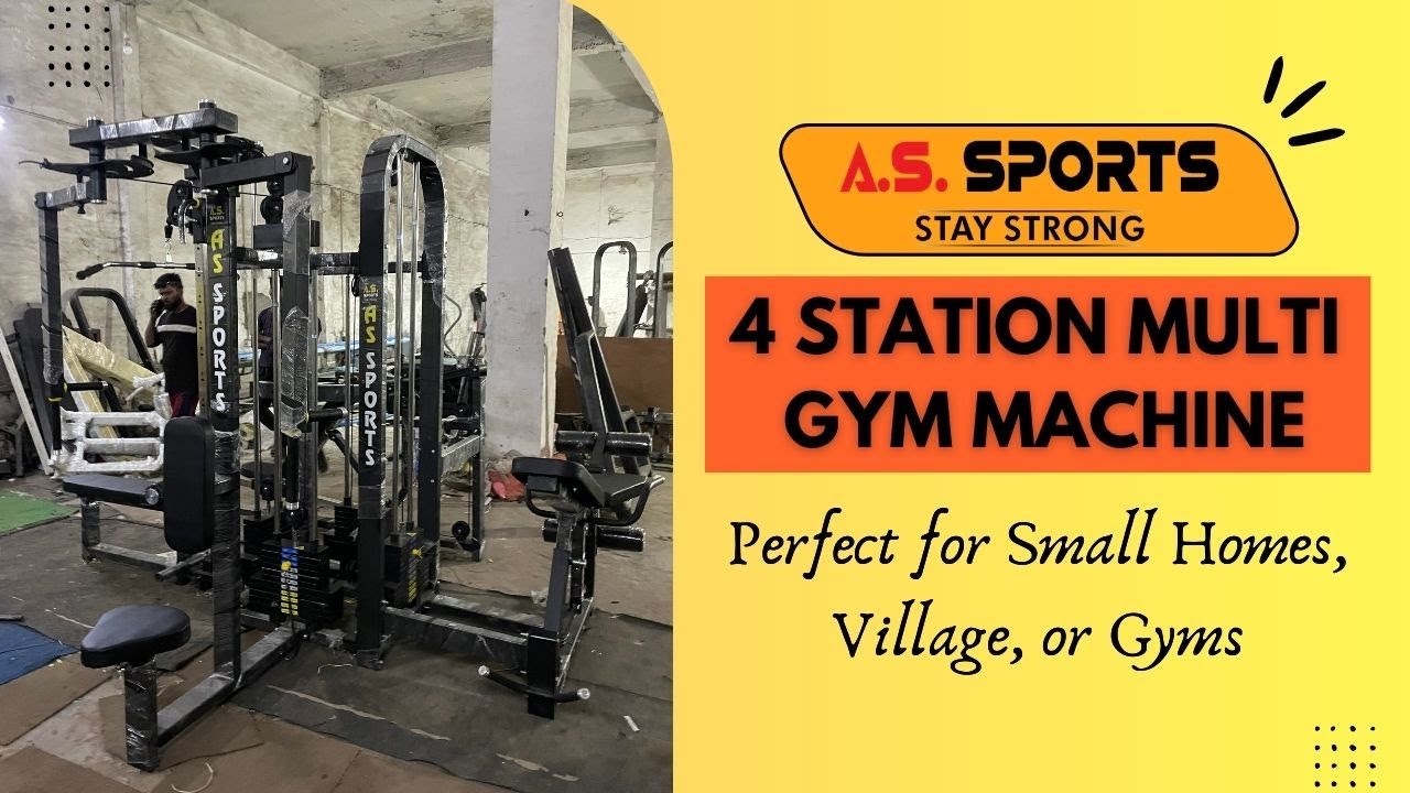 4 Station Multi Gym Machine Under 1 Lakh | Home & Commercial Gym ...