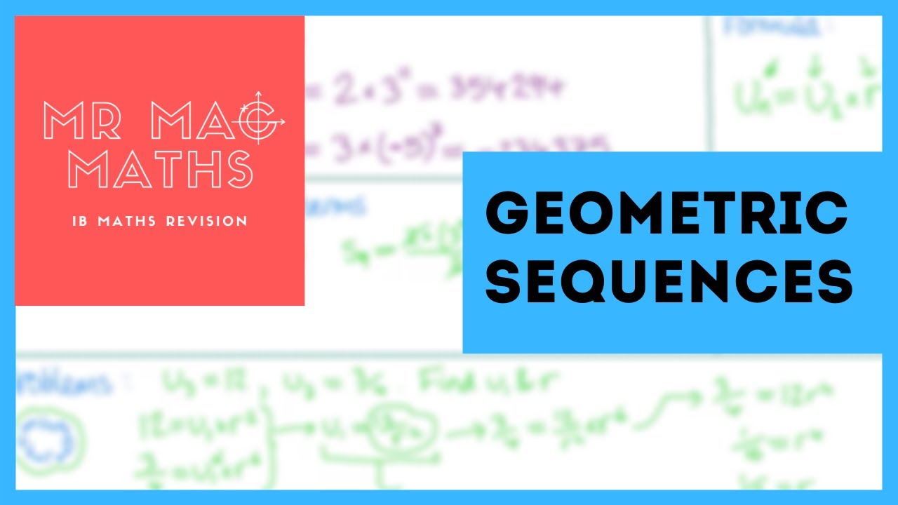 IB AASL Topic 1 - Geometric Sequences - YouTube