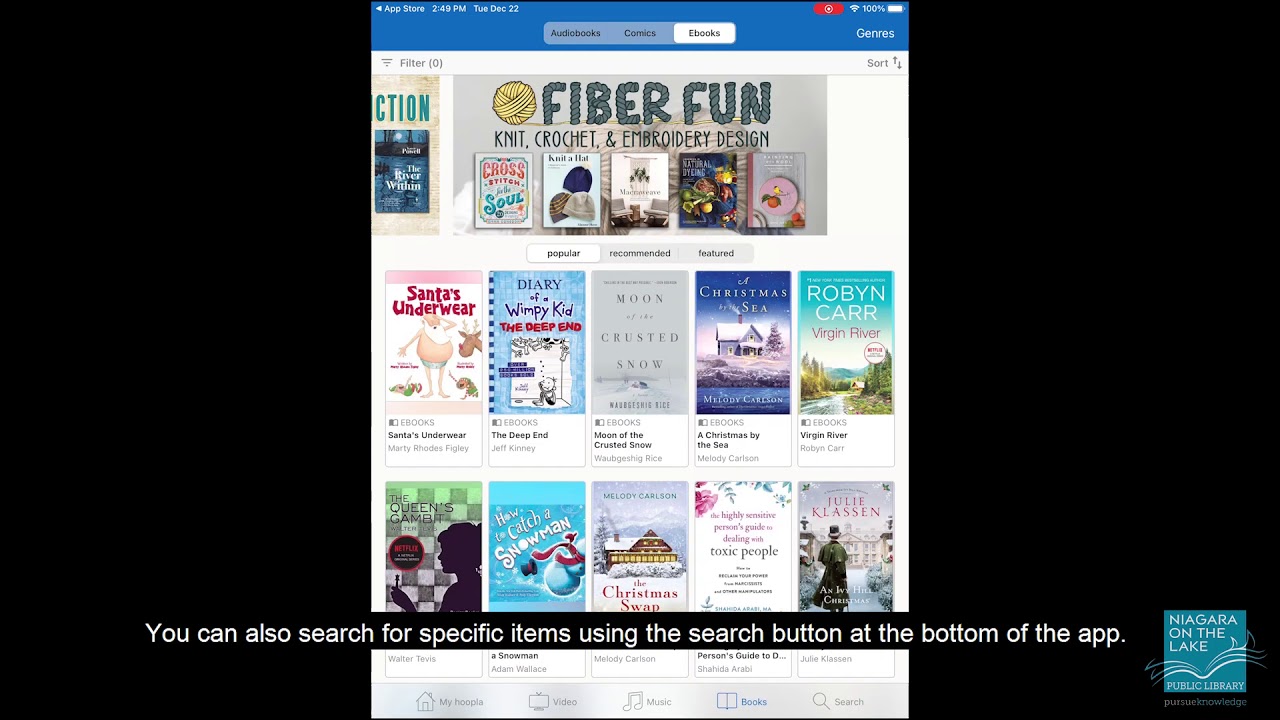 Accessing Hoopla on iPad - YouTube