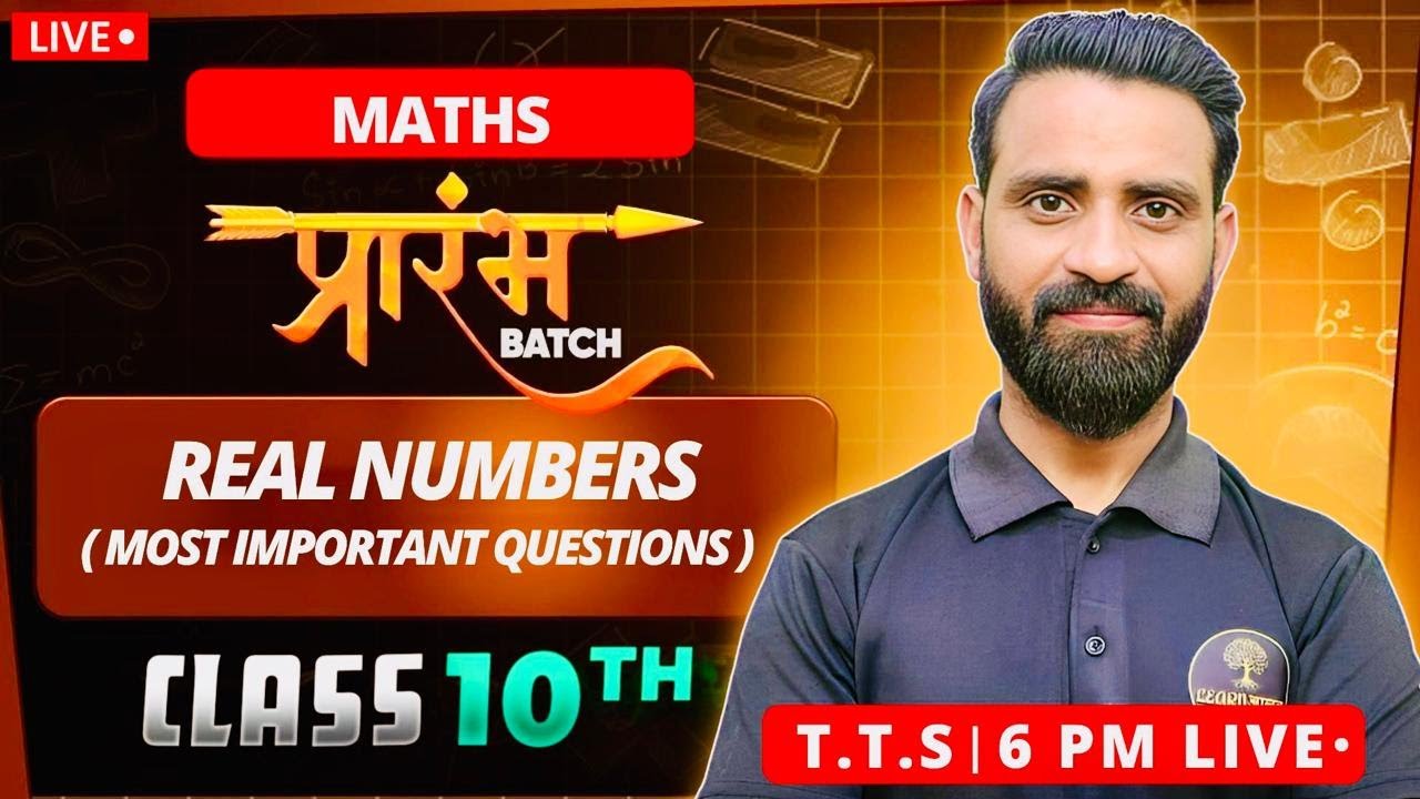 Chapter 1 | Real Numbers | Class 10 | Most Important Questions-Mid Exam ...